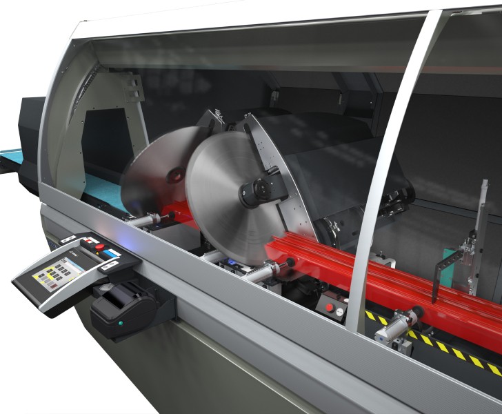 Precision RS-HS - Twin head cutting-off machine with 5 NC axes for ...