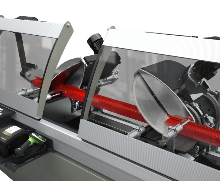 Precision TS2 - electronic twin-head cutting-off machine with front ...