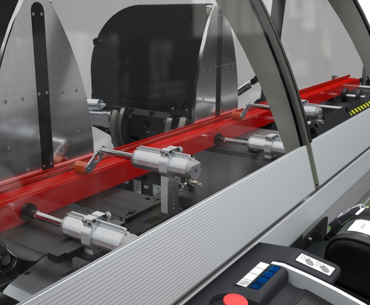 Precision TS2 - electronic twin-head cutting-off machine with front ...