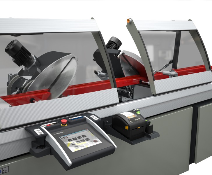 Precision TS2 - electronic twin-head cutting-off machine with front ...